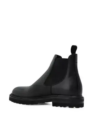 Giorgio Armani Leather Chelsea Boots