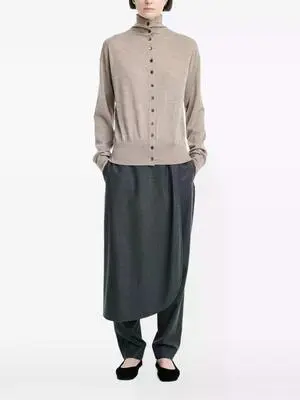 Maria Mcmanus Mock-neck Cardigan - Neutrals