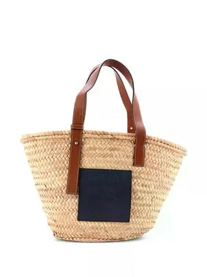 Loewe Basket Raffia Medium Tote Bag - Neutrals