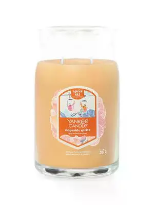 YANKEE CANDLE Slopeside Spritz Large Jar 2 Wicks Candle - Orange