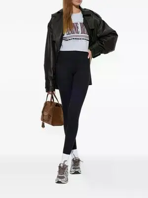 ANINE BING Sporty Cropped Sweatshirt