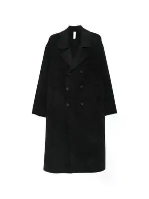 HEVO Double-breasted Coat - Black