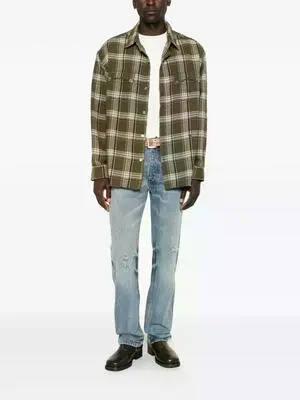 Rhude Distressed Straight-leg Jeans