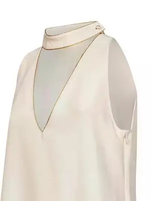 Valentino Garavani Piping-detailing Mini Dress