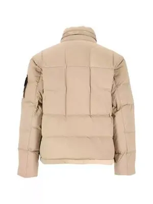 Stone Island Quilted Compass-patch Padded Jacket - Neutrals
