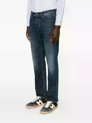 JACOB COHЁN Faded Straight-leg Jeans