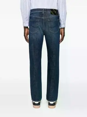 JACOB COHЁN Faded Straight-leg Jeans