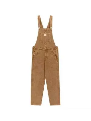 FAVORITE PEOPLE Train Station Garment-dyed Overalls - Neutrals