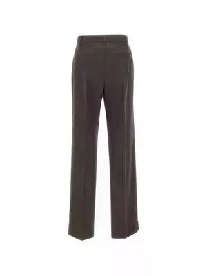 Max Mara Cottage Wool-flannel Trousers