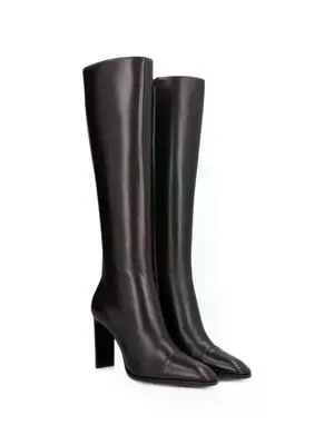 Saint Laurent Venetia Boots - Brown