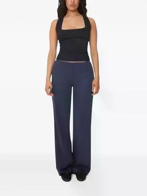 PEACHY DEN Twiggy Travel Trousers - Blue