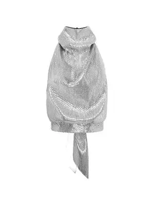 16Arlington Ossie Sequin-embellished Top - Silver