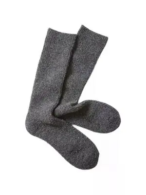 ROTOTO Merino Boucle Socks - Grey
