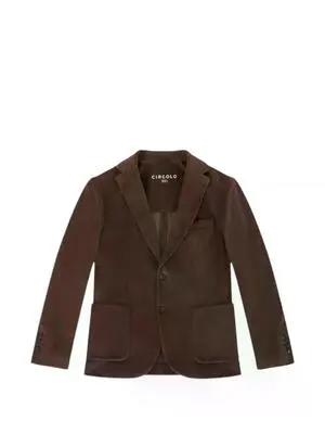 CIRCOLO 1901 Tiny Corduroy Single-breasted Blazer - Brown