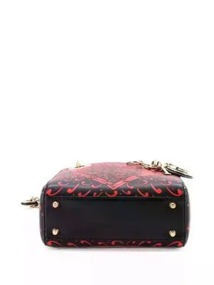 Dior Lady Bag Printed Leather Mini Tote Bag