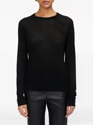 JOSEPH Geras Cashair Sweater - Black