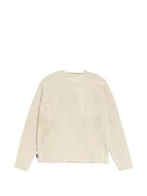 StÜssy Ribbed-knit Merino Sweater - Neutrals