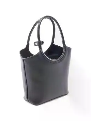 Miu Miu 2020s Ivy Logo-embossed Handbag - Black