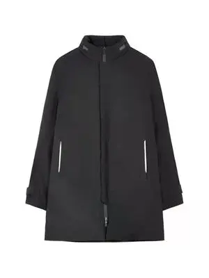 Herno Padded High-neck Raincoat - Grey