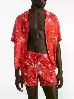 Vilebrequin Printed Swim Shorts - Red