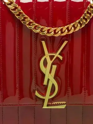 Saint Laurent 2018 Large Vicky Quilted Shoulder Bag
