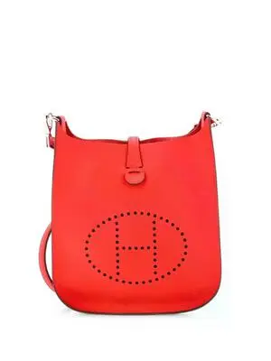 Hermès Evelyne Sellier Bag Epsom Tpm Shoulder Bag - Red