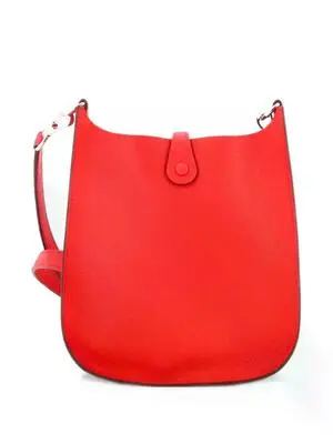 Hermès Evelyne Sellier Bag Epsom Tpm Shoulder Bag - Red