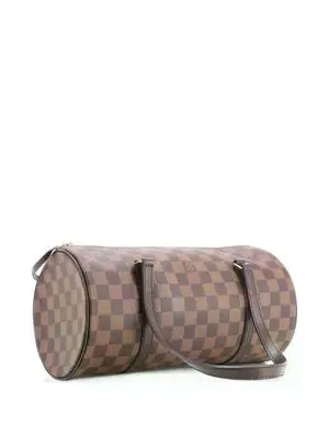 LOUIS VUITTON Papillon Handbag Damier 30 Satchel - Brown