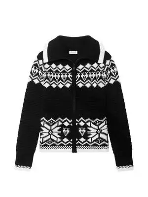 Zadig&Voltaire Gildas Jacket Knitted With Zip-up Stand Collar