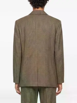 Antonelli Firenze Double-breasted Prince Of Wales Check Blazer