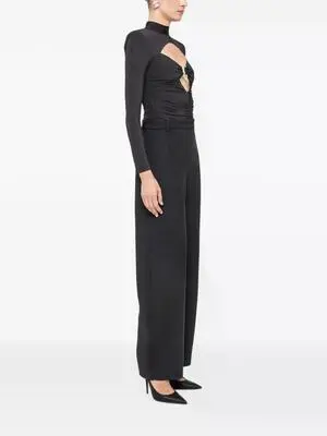 NISSA Cut-out Crystal Detail Bodysuit