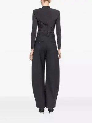 NISSA Cut-out Crystal Detail Bodysuit