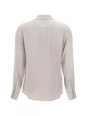 Max Mara Silk-satin Shirt