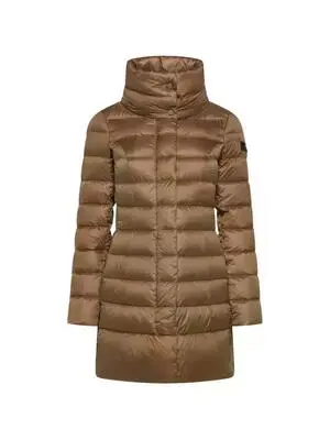 Peuterey Quilted High-neck Coat - Brown