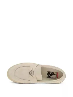 VANS Skate Suede Peace-sign Loafers - Neutrals