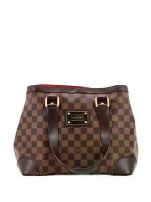 LOUIS VUITTON Hampstead Handbag Damier Pm Tote Bag - Brown