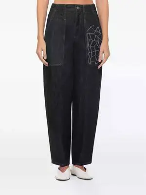 PANICALE Embroidered Jeans