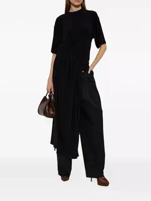 Sportmax Geranio Gathered Asymmetric Top