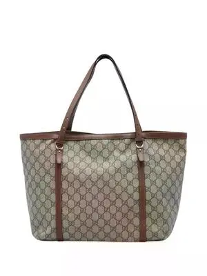 Gucci 2016-2026 Nice Gg Supreme Tote Bag - Brown