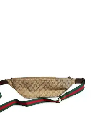 Gucci Large Flatpack Gg Canvas Belt Bag