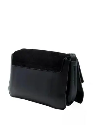 Chloé 2018 Small Suede And Calfskin Faye Crossbody Bag - Black