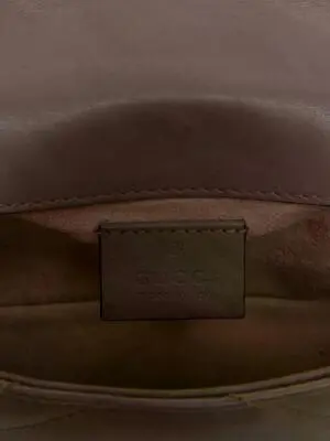 Gucci 2000-2015 Mini Gg Marmont Matelasse Leather Flap Crossbody Bag