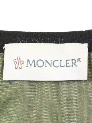 Moncler 2010s Mesh Pleated Midi Skirt
