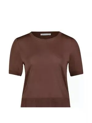 BETTY & CO Crew-neck Short-sleeve T-shirt - Brown