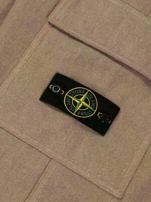 Stone Island 3100050 Wool Nylon Flannel-tc Joggers