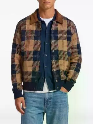 Guest In Residence Plaid-pattern Jacket - Neutrals