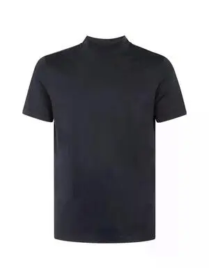 GIRELLI BRUNI Short-sleeved Turtleneck T-shirt - Blue
