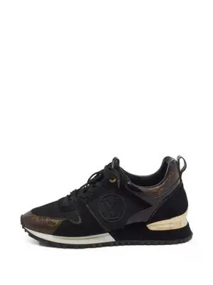 LOUIS VUITTON Run Away Lace-up Sneakers - Black