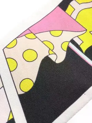 Hermès 2020s Factory Suite Twilly Scarf - White