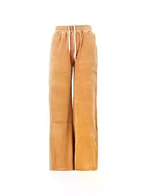 Chloé Velvet Drawstring Track Pants - Brown